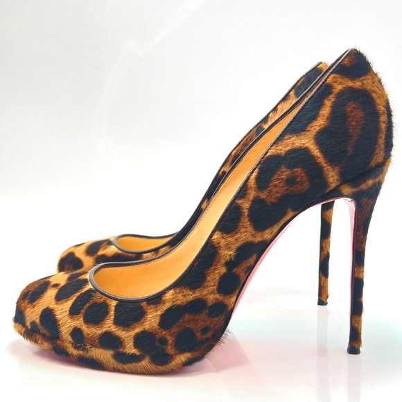 Christian Louboutin | Shoes | Christian Louboutin Filo 2 Leopard Pony ...